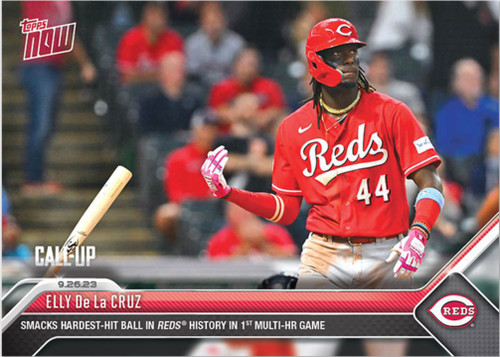 MLB Cincinatti Reds 2023 NOW Baseball Single Card Elly De La Cruz ...