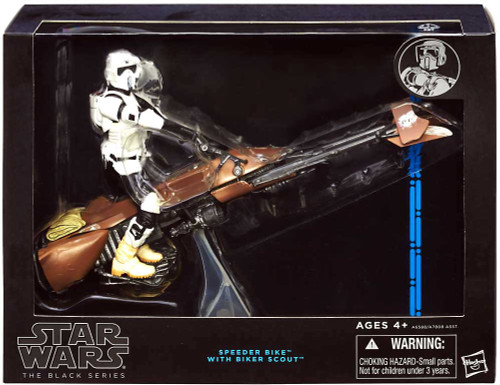 Star Wars Return of the Jedi Black Series 6-Inch Deluxe Speeder Bike ...