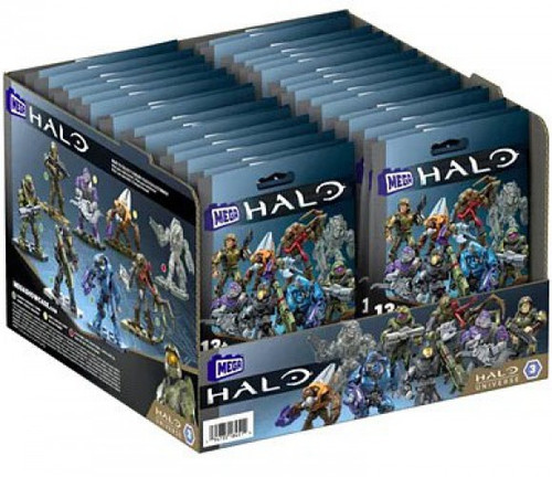 Halo Universe Series 3 Mini Figure Mystery Box 32 Packs Mega Construx ...