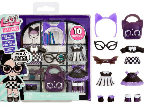 LOL Surprise Fashions Costume Style Mini Doll Mix Match Accessories ...