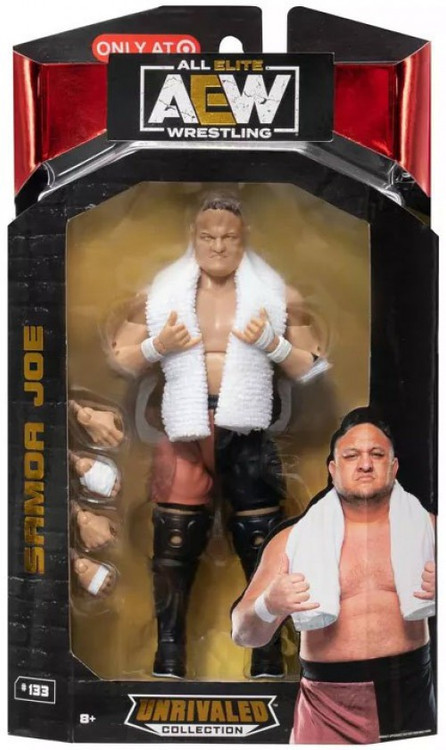 AEW All Elite Wrestling Unrivaled Collection Samoa Joe Exclusive Action Figure Jazwares - ToyWiz