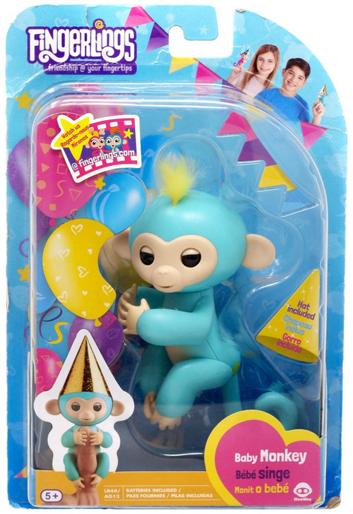 Fingerlings Baby Monkey Party Figure WowWee - ToyWiz