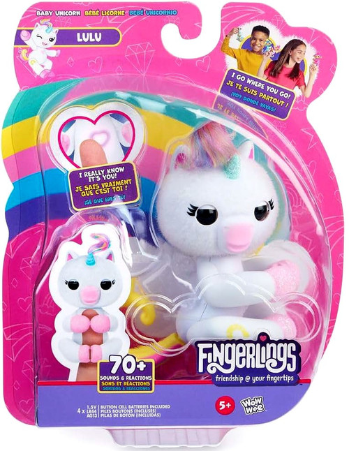Fingerlings Baby Unicorn Lulu Figure WowWee - ToyWiz