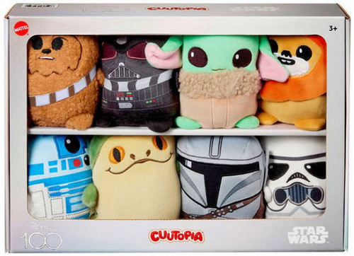 Star Wars Disney100 Cuutopia Star Wars Exclusive 5 Plush 8-Pack Mattel ...