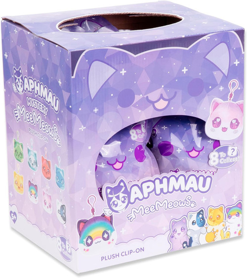 Aphmau MeeMeows Plush Clip On Mystery Box 18 Packs Bonkers Toy Co. - ToyWiz