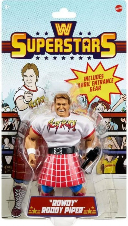 WWE Wrestling Retro Superstars Rowdy Roddy Piper 5.5 Action Figure ...