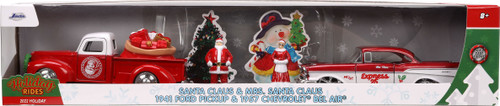Holiday Rides Santa Claus Mrs. Claus 132 Die Cast Figure 4-Pack 1941 ...