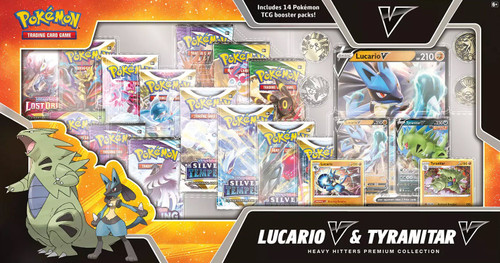 Pokemon Sword Shield Lucario V Tyranitar V Heavy Hitters, 2023 Version ...