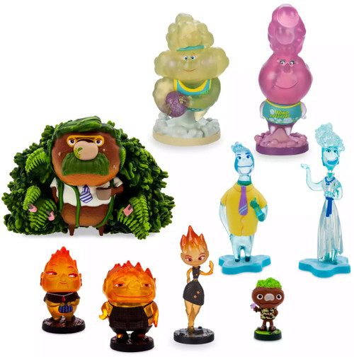 Disney Pixar Elemental Elemental Exclusive 3.75 9 Piece PVC Figurine ...