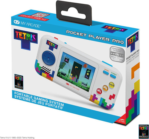 Pocket Player Pro Tetris Portable Gaming System My Arcade - ToyWiz