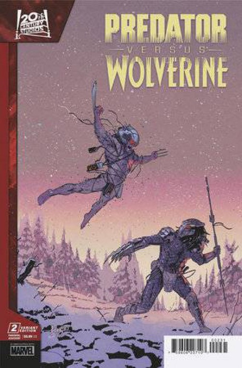 Marvel Predator vs. Wolverine Comic Book 2 125 Fernandez Incentive ...