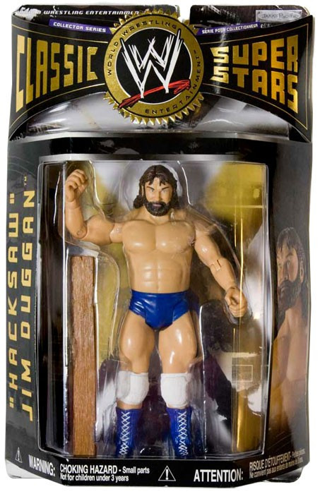 WWE Wrestling Classic Superstars Series 4 Hacksaw Jim Duggan Action ...
