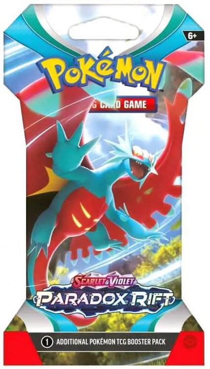 Pokemon Scarlet Violet Paradox Rift SLEEVED Booster Pack 10 Cards ...
