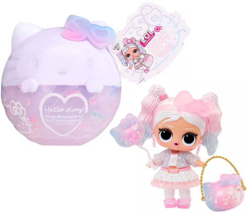 LOL Surprise Loves Hello Kitty Doll Miss Pearly Pack 50th Anniversary ...