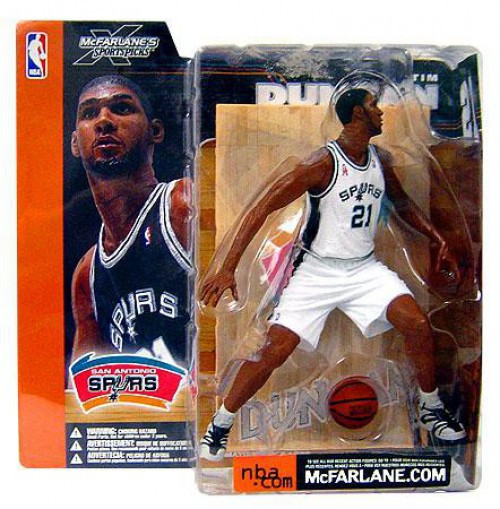 McFarlane Toys NBA San Antonio Spurs Sports Basketball Series 1 Tim ...