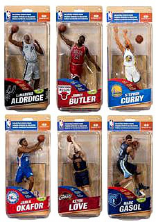 McFarlane Toys NBA Sports Basketball Series 28 NBA Series 28 Set of 6 ...