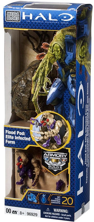 Mega Bloks Halo The Authentic Collectors Series Flood Pod Elite Combat ...