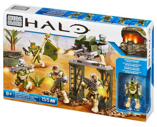 Mega Bloks Halo UNSC Sierra Squad Set 97454 - ToyWiz