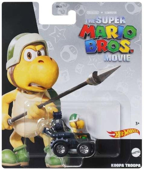 Hot Wheels The Super Mario Bros. Movie Koopa Troopa 164 Diecast Car ...