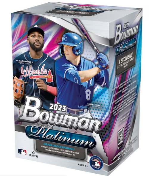 MLB Bowman 2023 Platinum Baseball Trading Card BLASTER Box 8 Packs ...