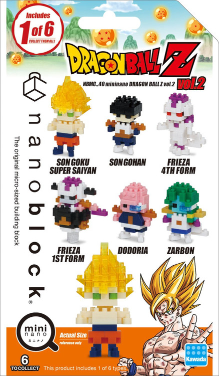 Nanoblock Dragon Ball Z Dragon Ball Z Series 2 2.1 Mystery Pack 1 ...