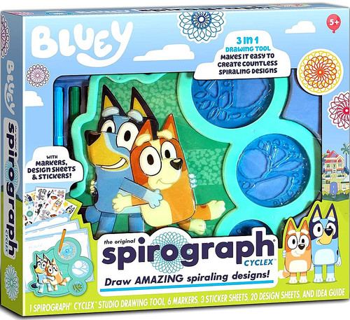 Bluey Spirograph Activity Set Play Monster - ToyWiz