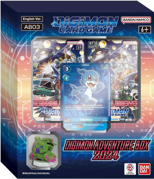 Digimon Trading Card Game Digimon Adventure Box AB-03 4x BT16 Booster ...