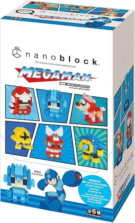 Nanoblock Mega Man Mega Man Series 1 1.6 Mystery Box 6 Packs Kawada ...