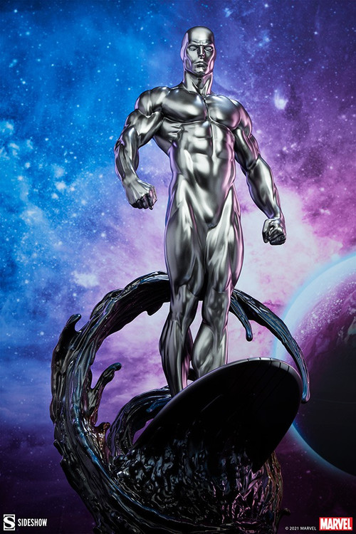Marvel Silver Surfer 110 Statue Sideshow Collectibles - ToyWiz