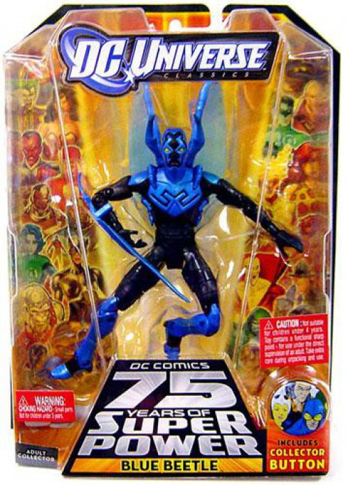 DC Universe 75 Years of Super Power Classics Trigon Series Blue Beetle ...