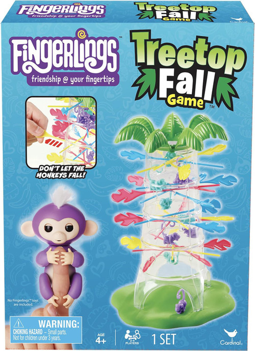 Fingerlings Treetop Fall Game Cardinal - ToyWiz