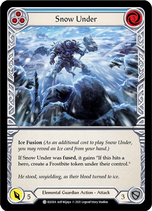 Flesh and Blood Trading Card Game Tales of Aria Single Card Common Snow ...