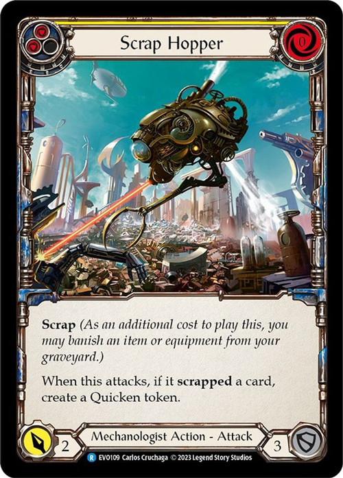 Flesh and Blood Trading Card Game Bright Lights Single Card Rare Scrap ...
