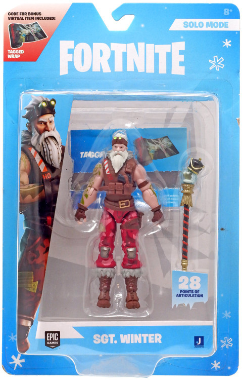 Fortnite Solo Mode Sgt. Winter 4 Action Figure Jazwares - ToyWiz