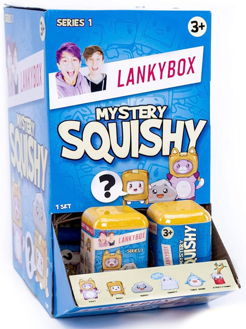 LankyBox Series 1 Squishy Mystery Box 24 Packs Bonkers Toy Co. - ToyWiz
