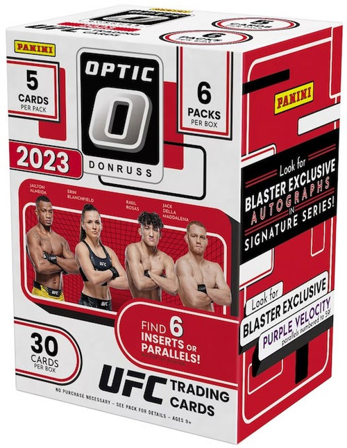 UFC Panini 2023 Donruss Optic UFC Trading Card BLASTER Box 6 Packs ...