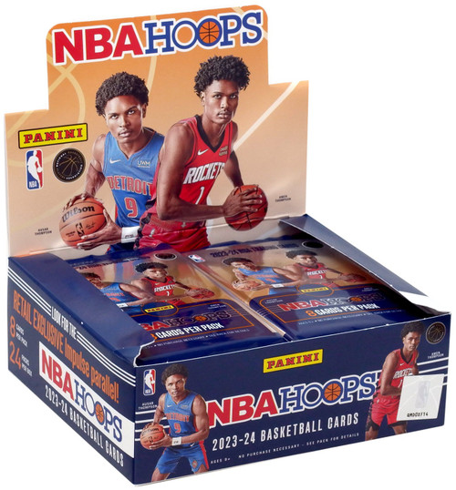 NBA Panini 2023-24 Hoops Basketball Trading Card RETAIL Box 24 Packs ...