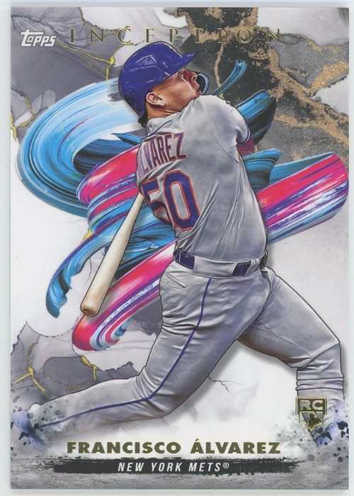 MLB 2023 Topps Inception Single Card Francisco Alvarez 63 Rookie - ToyWiz