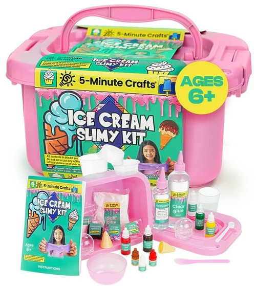 5-Minute Crafts Ice Cream Slimy Kit Emson - ToyWiz 5-Minute Crafts Ice Cream Slimy Kit Emson - ToyWiz