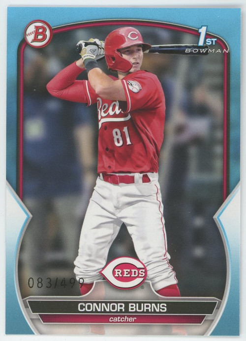 MLB 2023 Bowman Draft Chrome Single Card Sky Blue 83499 Connor Burns BD-159 1st Bowman - ToyWiz