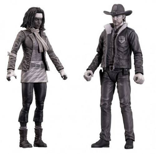 The Walking Dead TWD Series 1 Rick Grimes Michonne 7 Action Figure 2 ...