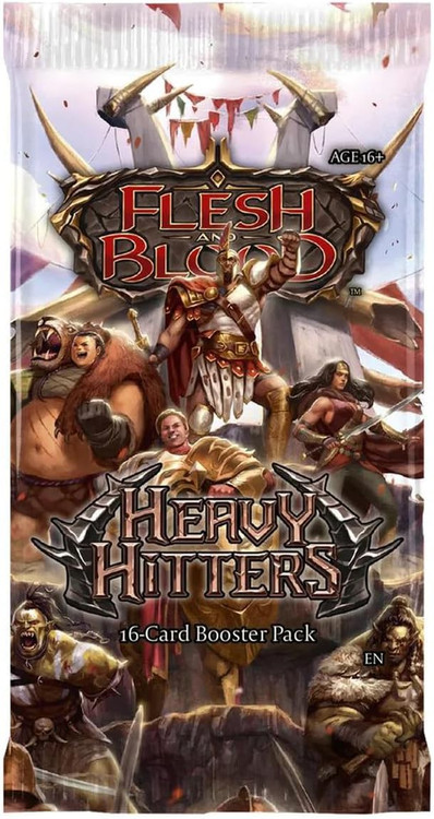 Flesh and Blood Trading Card Game Heavy Hitters Booster Pack 10 Cards ...