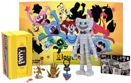 Poppy Playtime VHS Bundle 2 Mini Figures, 1 Plush More PhatMojo - ToyWiz