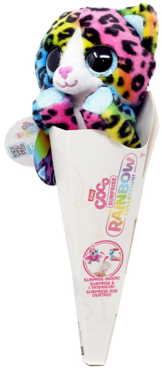 Coco Cones Surprise Rainbow Collection Dotty Plush Zuru Toys - ToyWiz