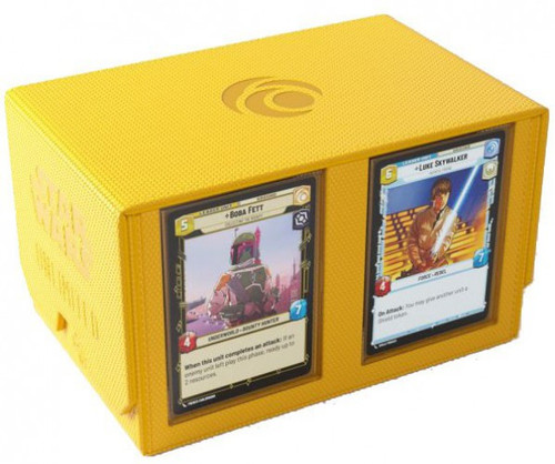 Star Wars Unlimited Trading Card Game Official Accessory Yellow Double Deck Pod Gamegenic - ToyWiz