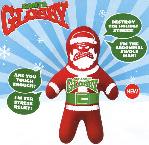 Globby Santa Globby Stress Relief Figure Get a Grip Schylling - ToyWiz