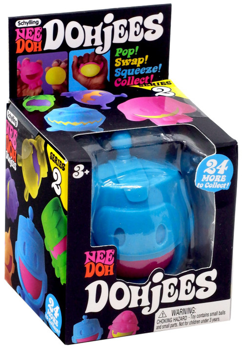 NeeDoh Dohjees Series 2 2 Mystery Pack 1 RANDOM Figure Schylling - ToyWiz
