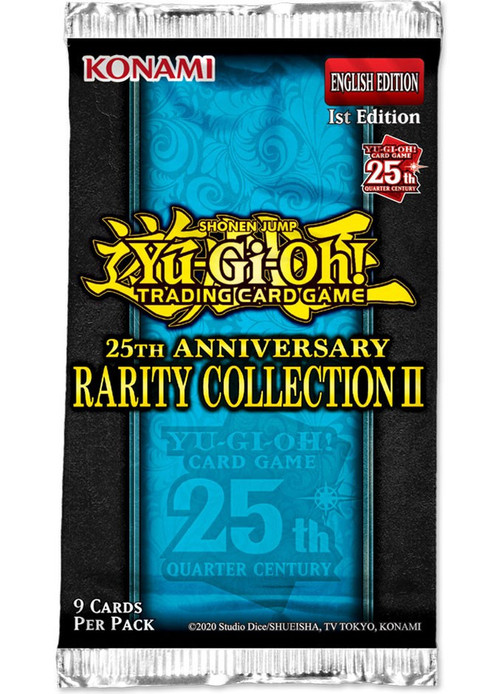 YuGiOh Rarity Collection 2 Booster Pack ENGLISH, 9 Cards, 25th ...