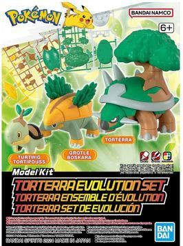 Pokemon Torterra Evolution Set Model Kit Bandai Hobby - ToyWiz