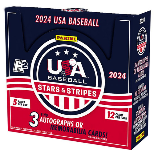 Team USA Panini 2024 Stars Stripes Baseball Trading Card MEGA Box 6 ...